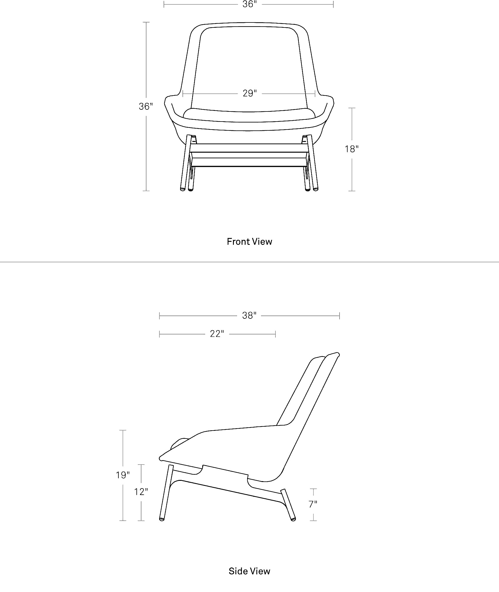 Field Lounge Chair – A Modern Space - Modern Furniture & Lighting Ottawa